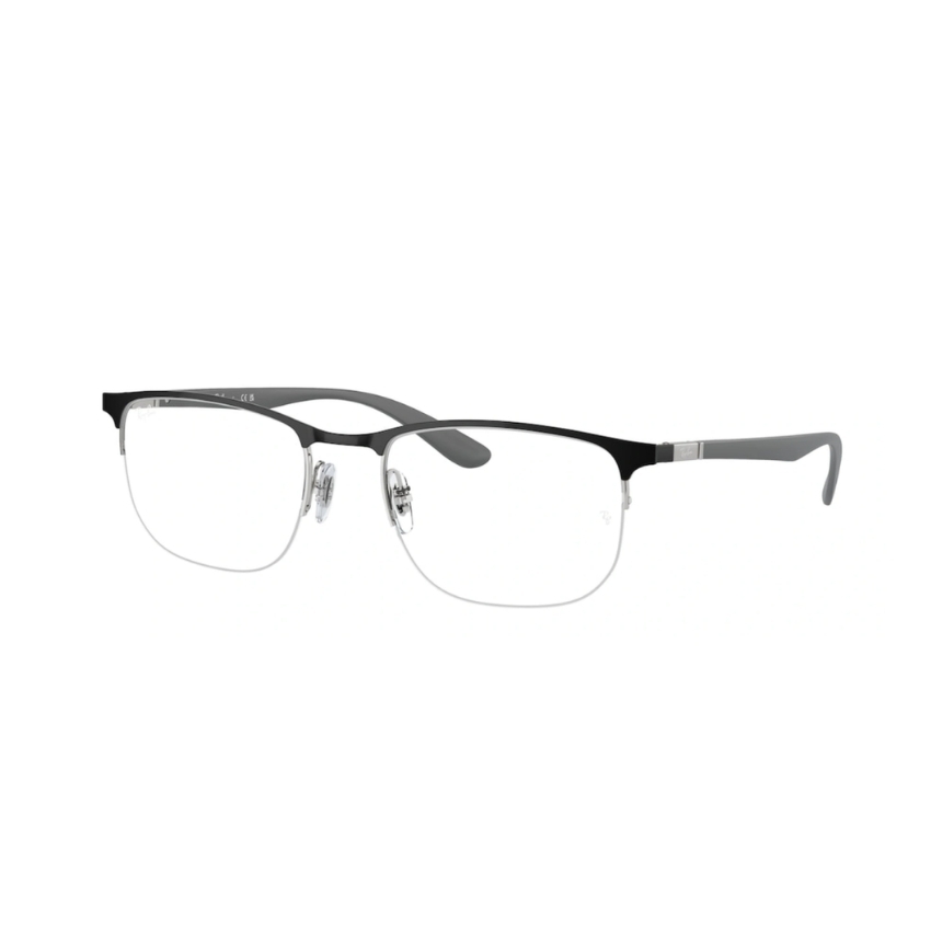 Óculos de Grau Fio de Nylon+Retangular Ray-Ban RX6513 3163 55 RGD.MTL ...