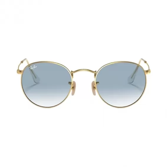 Óculos de Sol Redondo Ray-Ban RB3447NL 001 3F53 RMD.MTL Dourado - Ótica ...